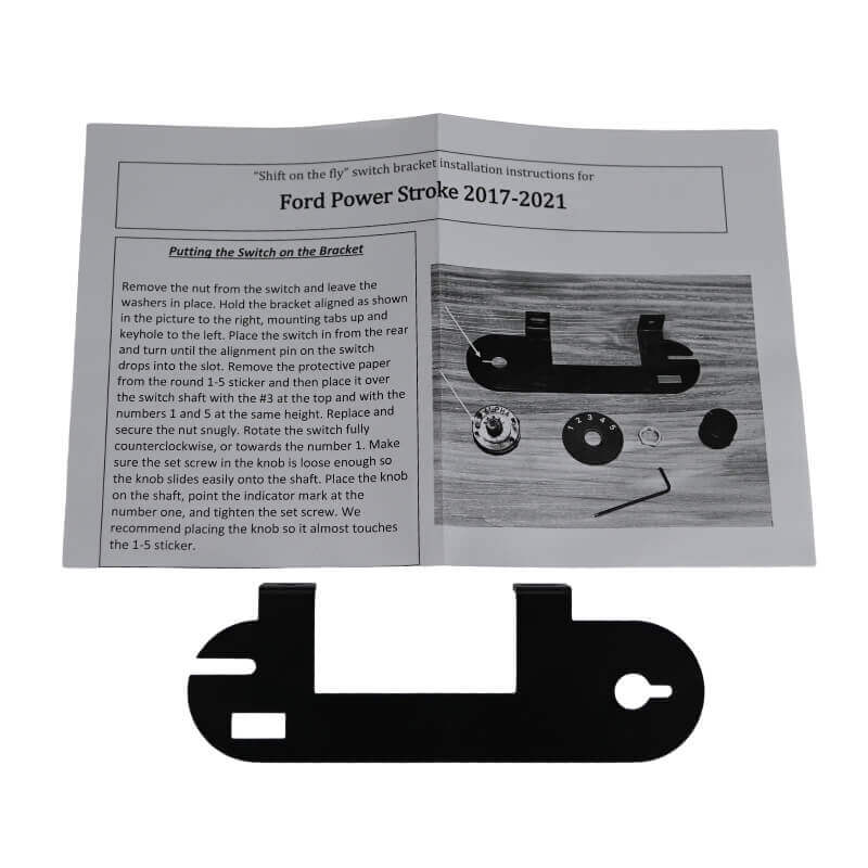 6.7 Powerstroke Switch Mounting Bracket Fish Tuning FTBracketFord17-21