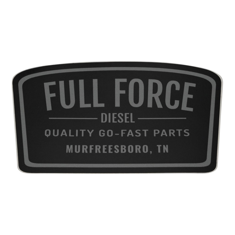 Full Force Diesel Go Fast Parts Sticker