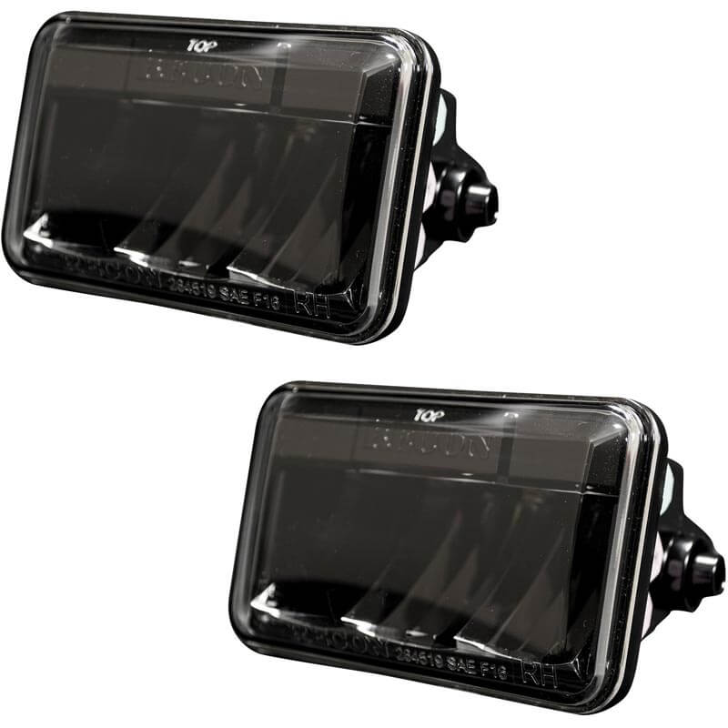 Super Duty|F-150 Smoked/Black LED Fog Lights | Recon 264519BK