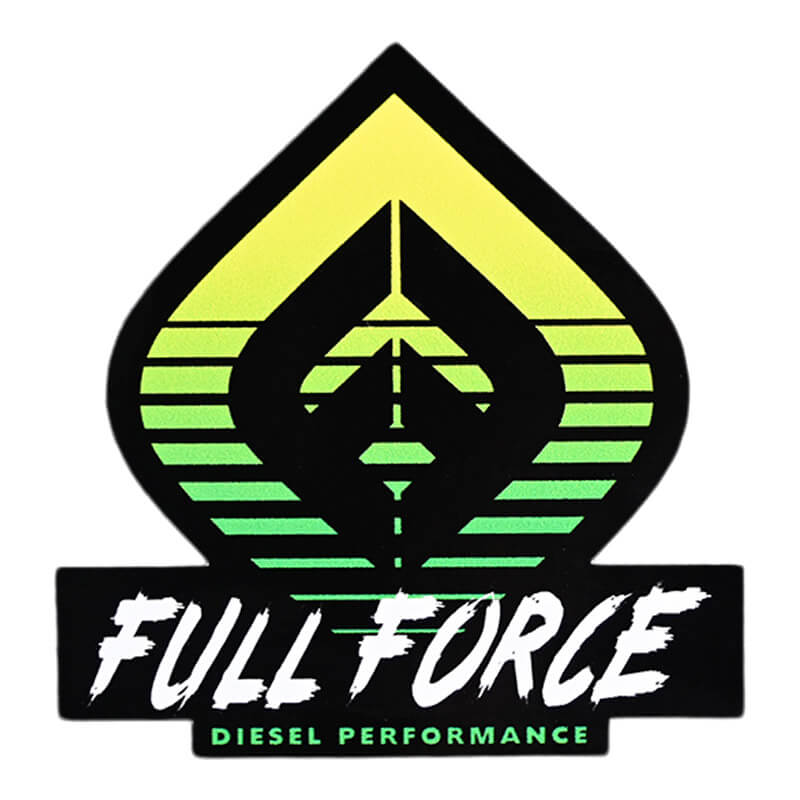 Full Force Green Cyberpunk Sticker